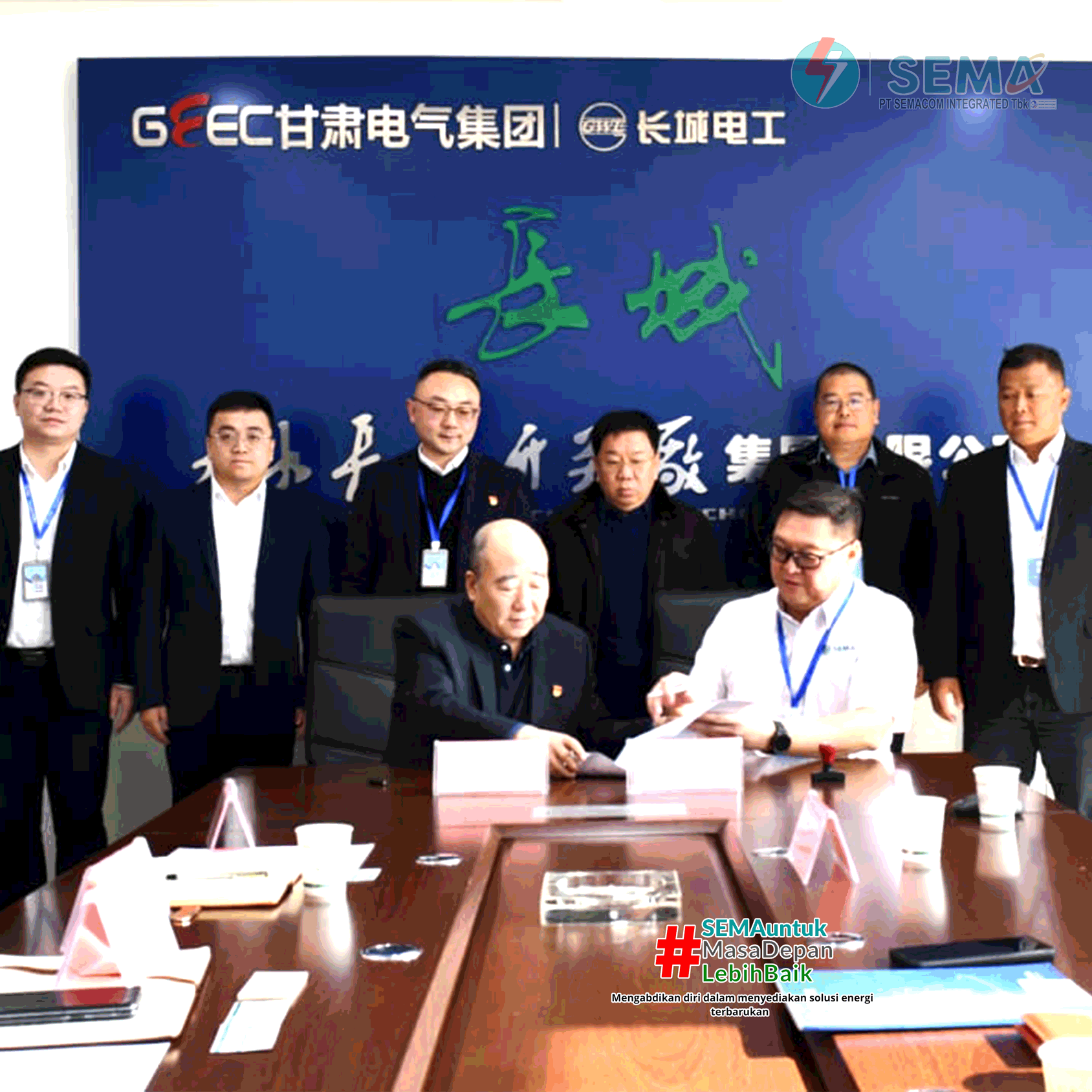 Kolaborasi Sema dan China Tianshui Changcheng Switchgear